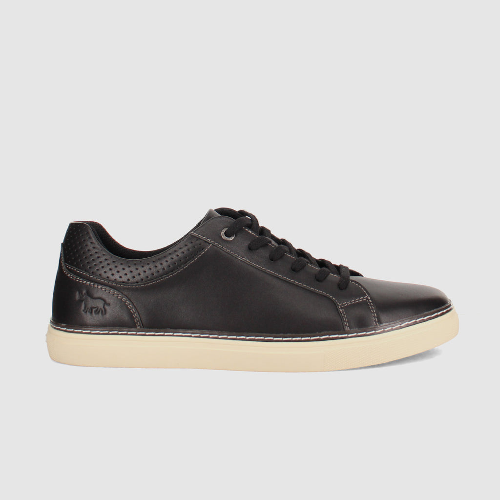 Bolton Black Leather - Mens Casual Shoes - Wild Rhino Shoes