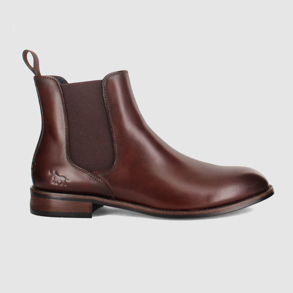 Plymouth Brown - Mens Chelsea Boots - Wild Rhino Shoes