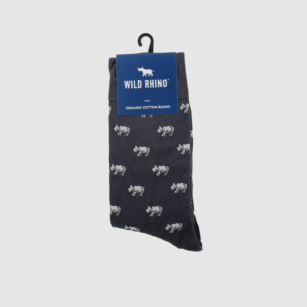 Roy All Over Sock Grey - Wild Rhino Shoes