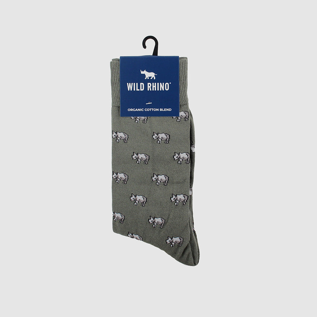 Roy All Over Sock Khaki - Wild Rhino Shoes