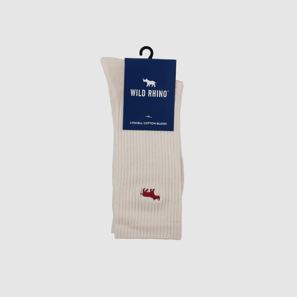 Roy Sneaker Sock Off White - Wild Rhino Shoes