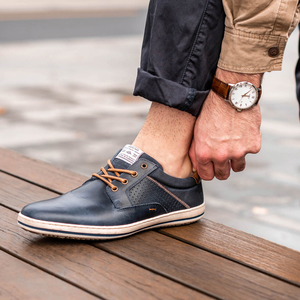 Charger Navy - Mens Casual Shoes - Wild Rhino Shoes