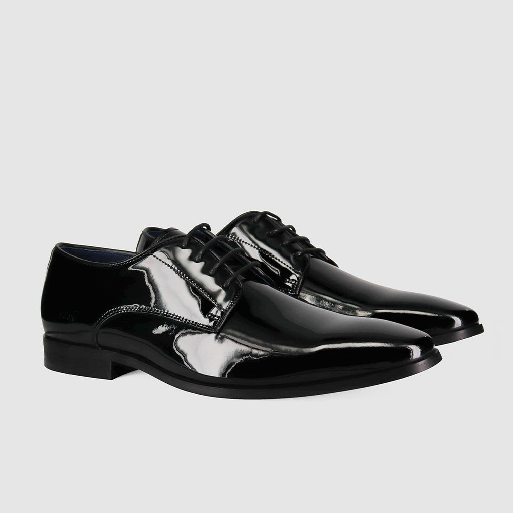 Jordon Black Patent - Mens Dress Shoes - Wild Rhino Shoes